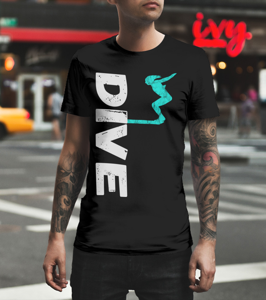 Dive Springboard Platform Diving Board Jumper T-Shirt