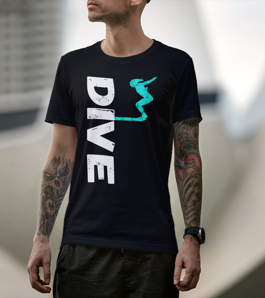 Dive Springboard Platform Diving Board Jumper T-Shirt