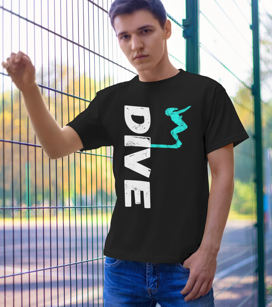 Dive Springboard Platform Diving Board Jumper T-Shirt