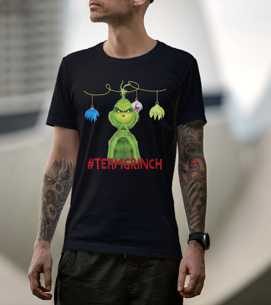 Drseuss Thegrinch #Teamgrinch Christmas T-Shirt