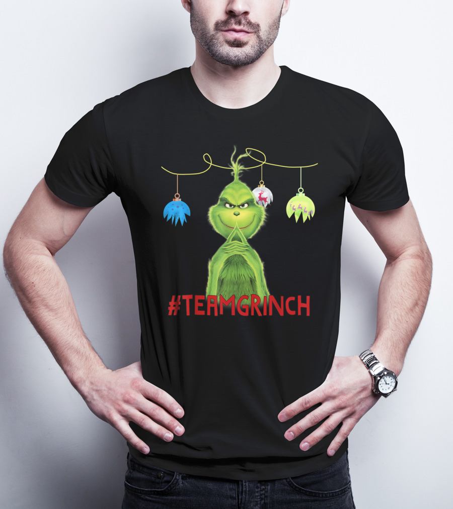 Drseuss Thegrinch #Teamgrinch Christmas T-Shirt