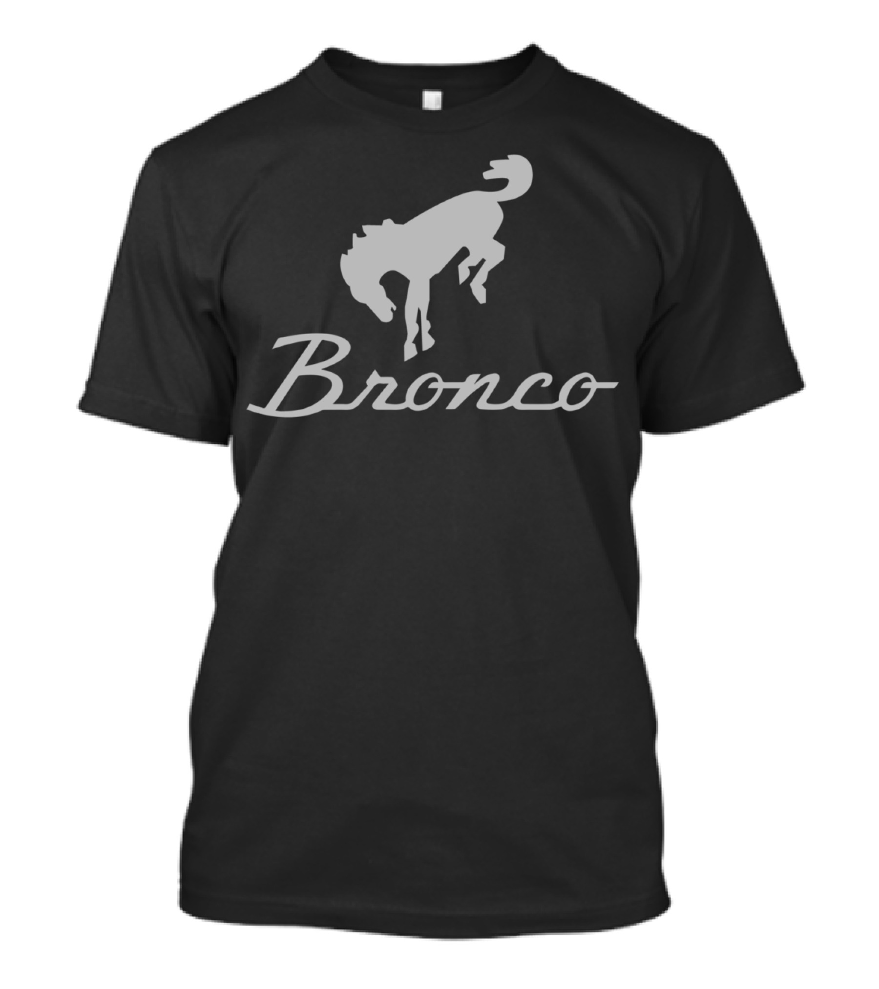 Bronco Gray Ford Iconic Horse T-Shirt