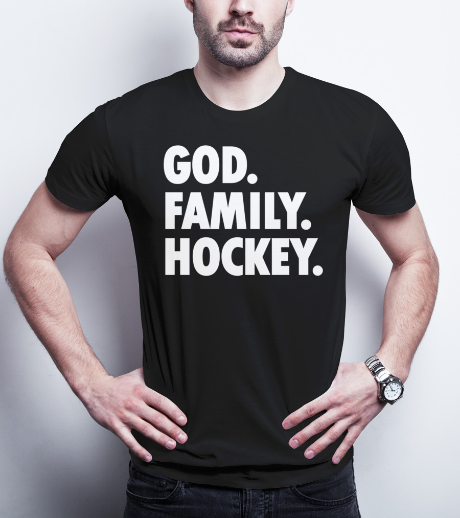 God Family Hockey T-Shirt