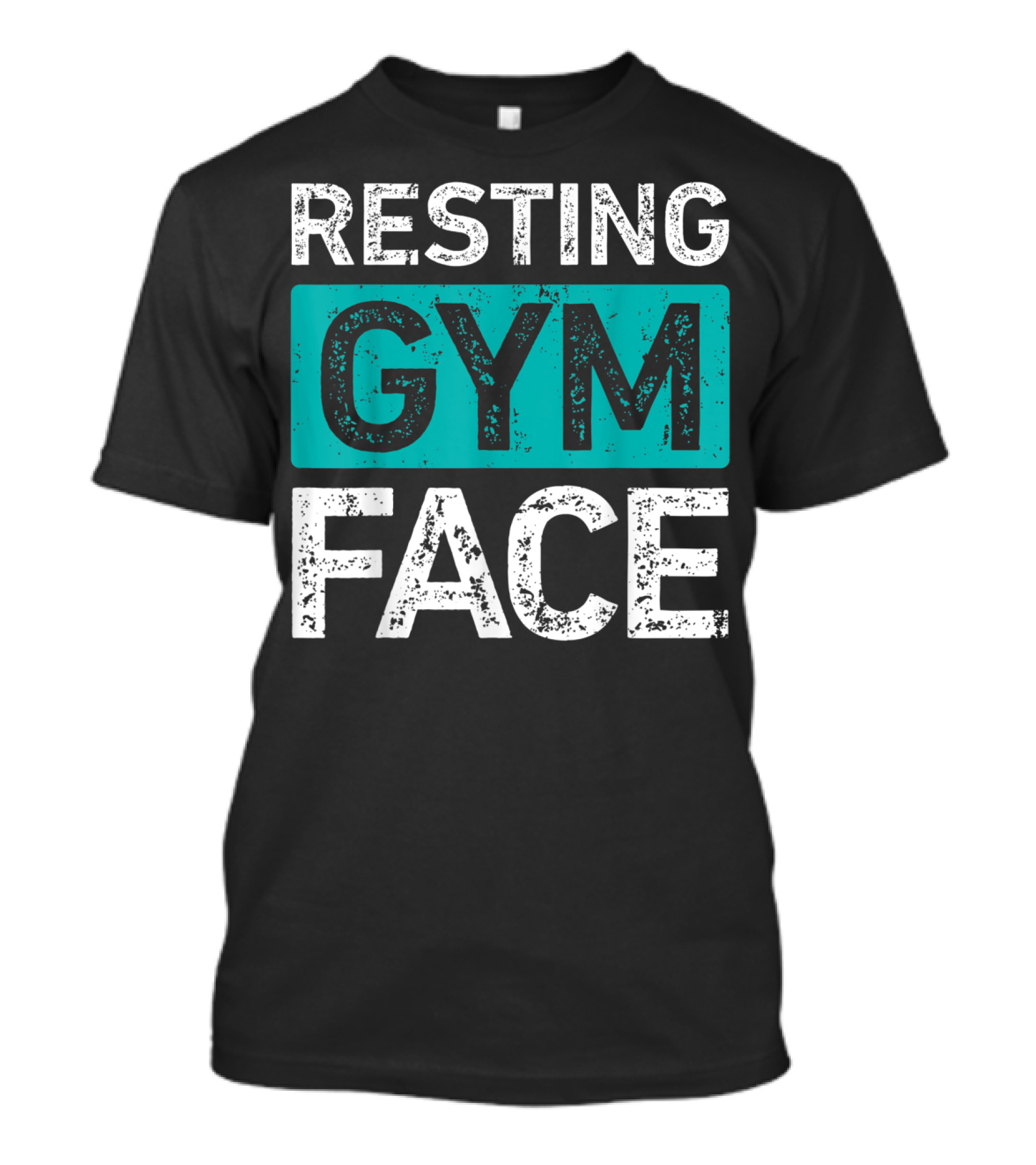 Resting Gym Face Fitness T-Shirt