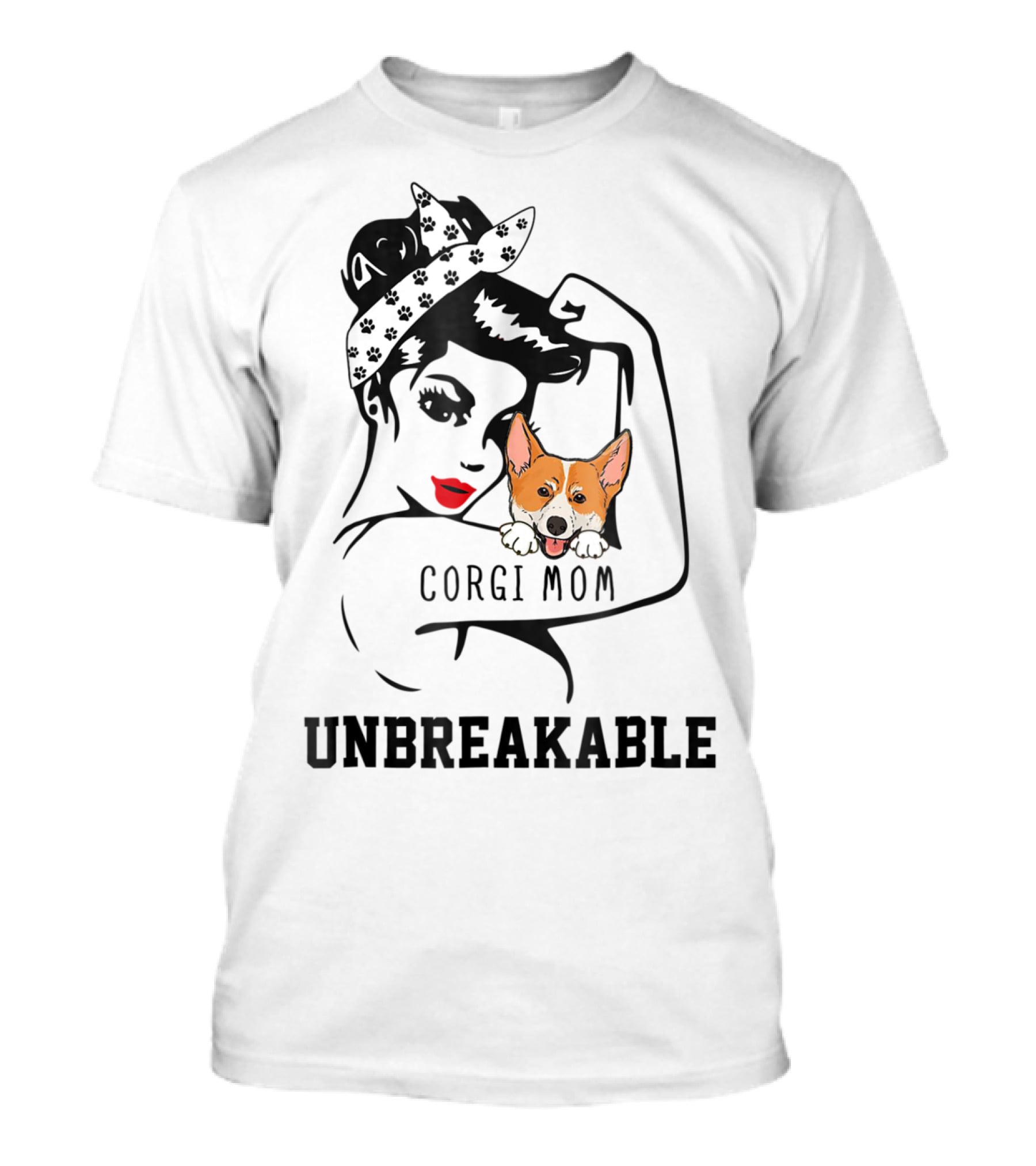 Pembroke Corgi Mom Unbreakable T-Shirt