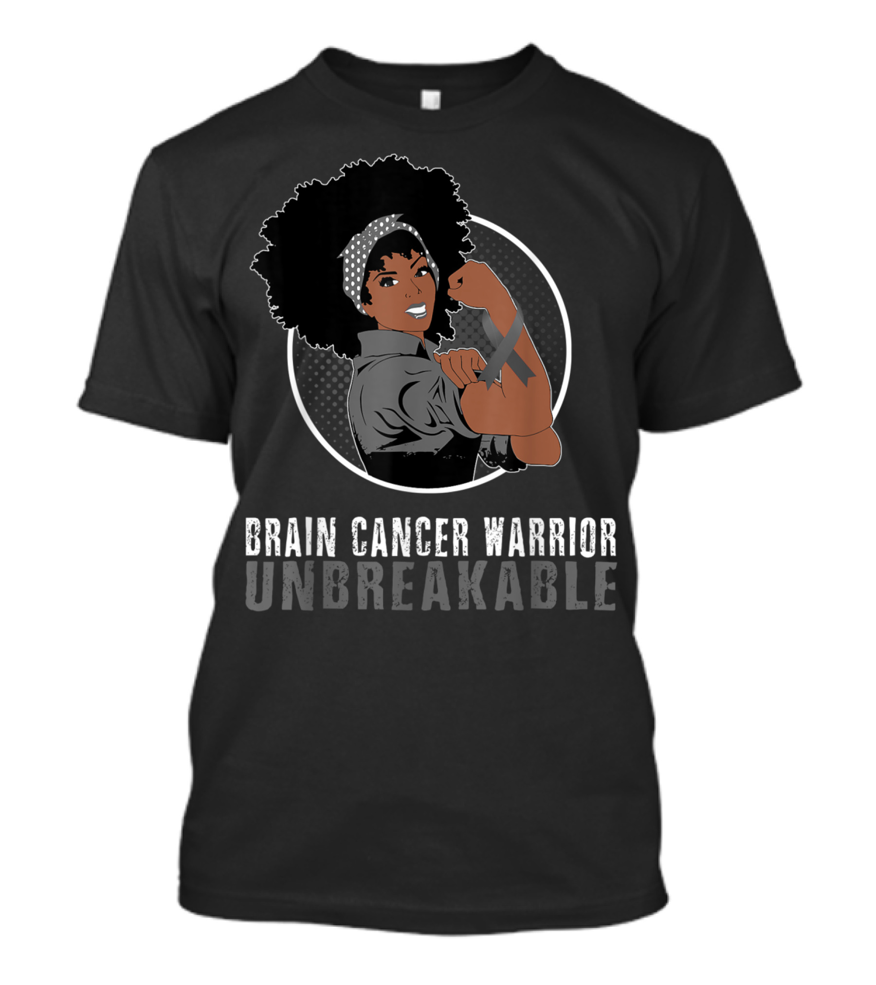 Brain Cancer Warrior Unbreakable T-Shirt