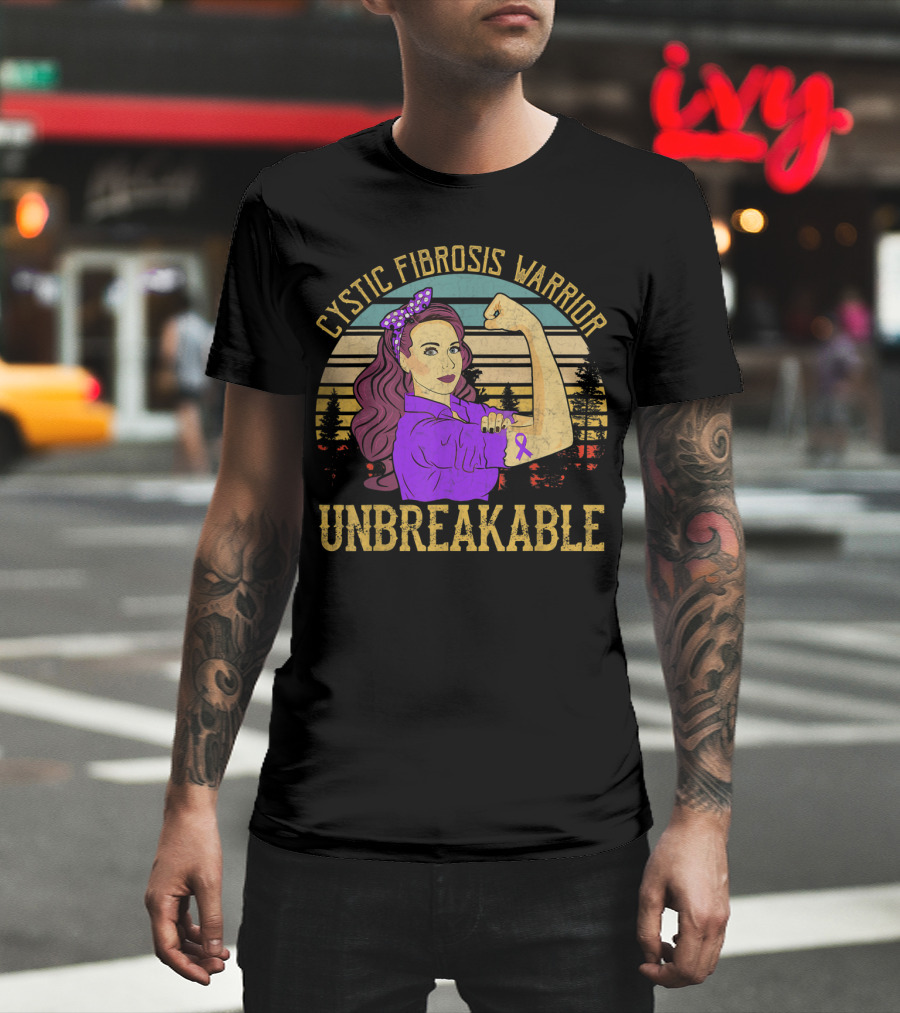 Cystic Fibrosis Warrior Unbreakable T-Shirt