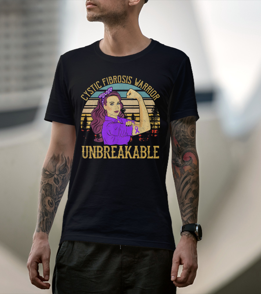 Cystic Fibrosis Warrior Unbreakable T-Shirt
