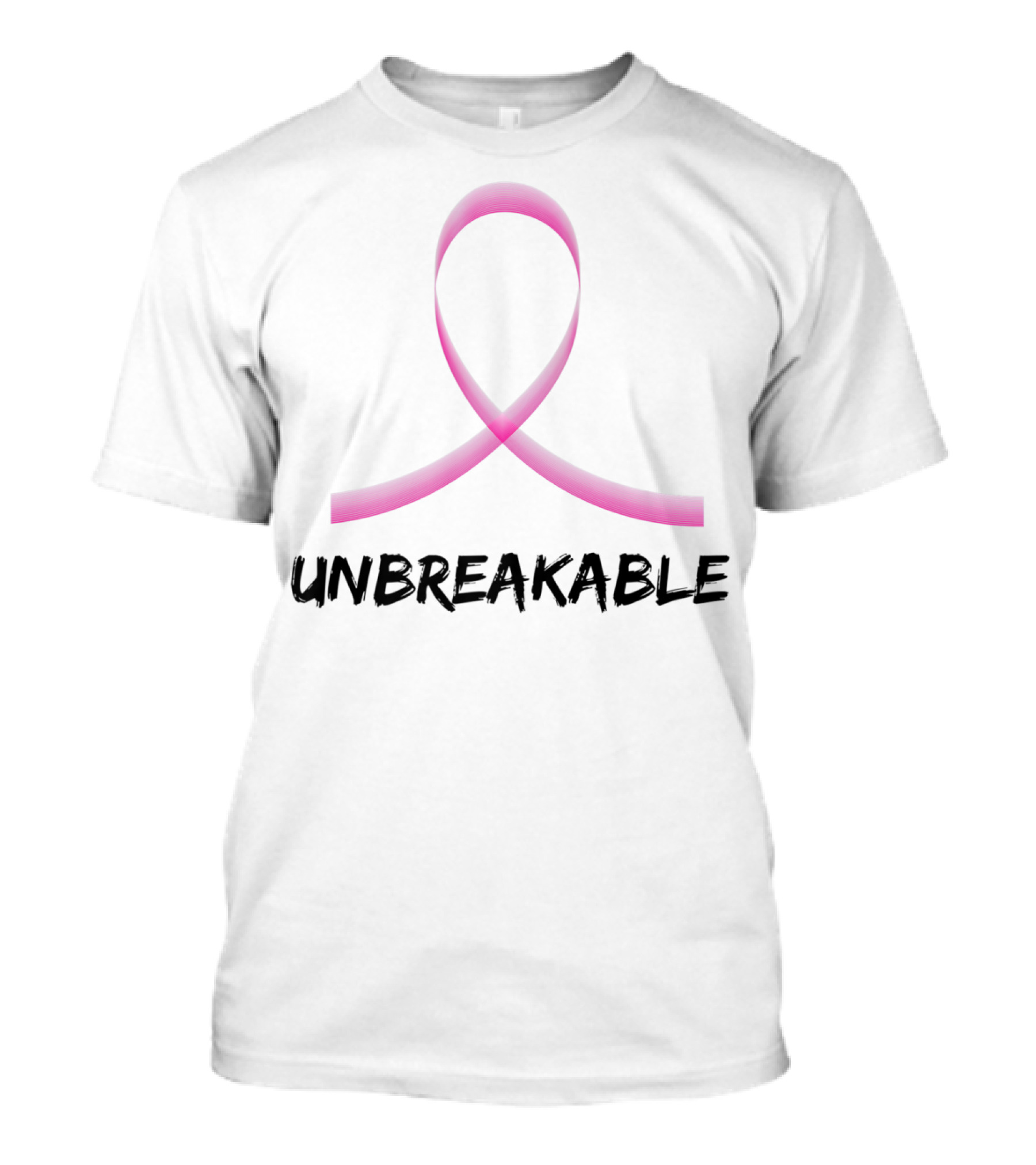 Breast Cancer Survivor Support Unbreakable Pink T-Shirt