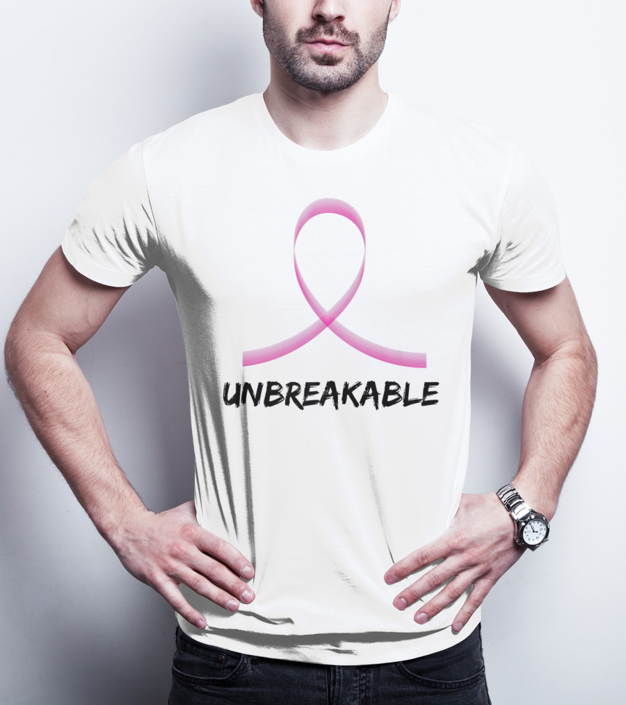 Breast Cancer Survivor Support Unbreakable Pink T-Shirt