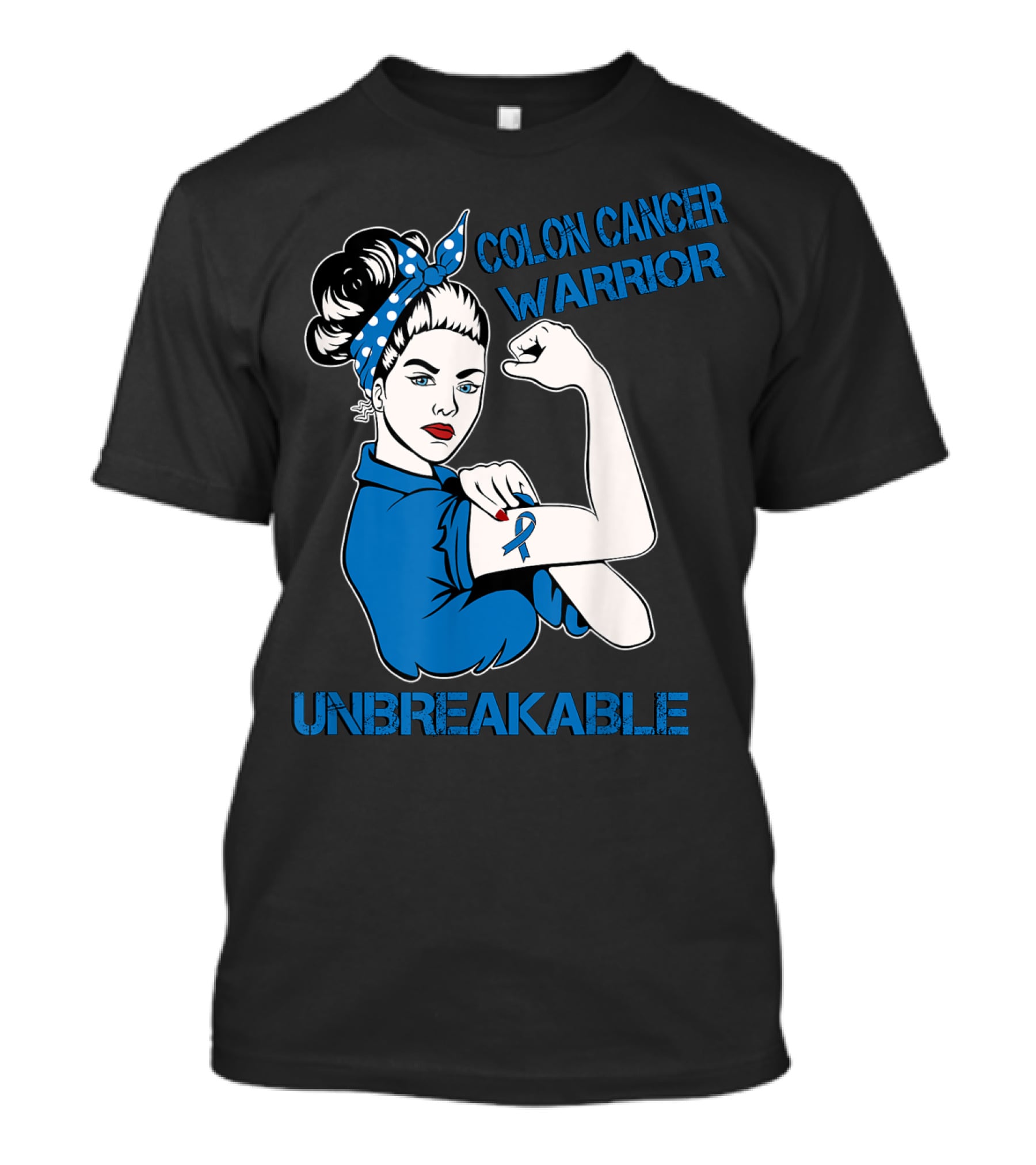 Colon Cancer Warrior Strong Unbreakable T-Shirt