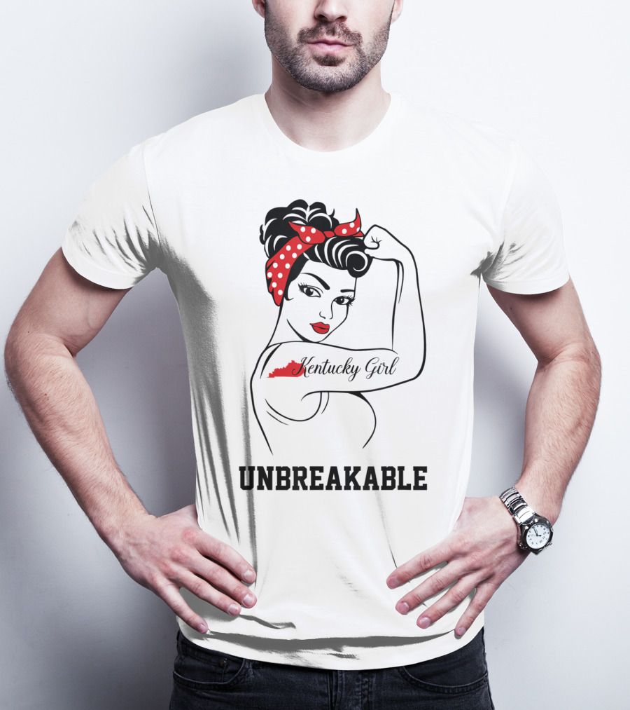 Kentucky Girl Unbreakable Rosie The Riveter T-Shirt