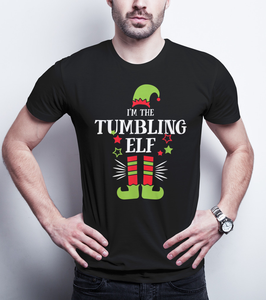I'm The Tumbling Elf Festive Holiday Costume T-Shirt