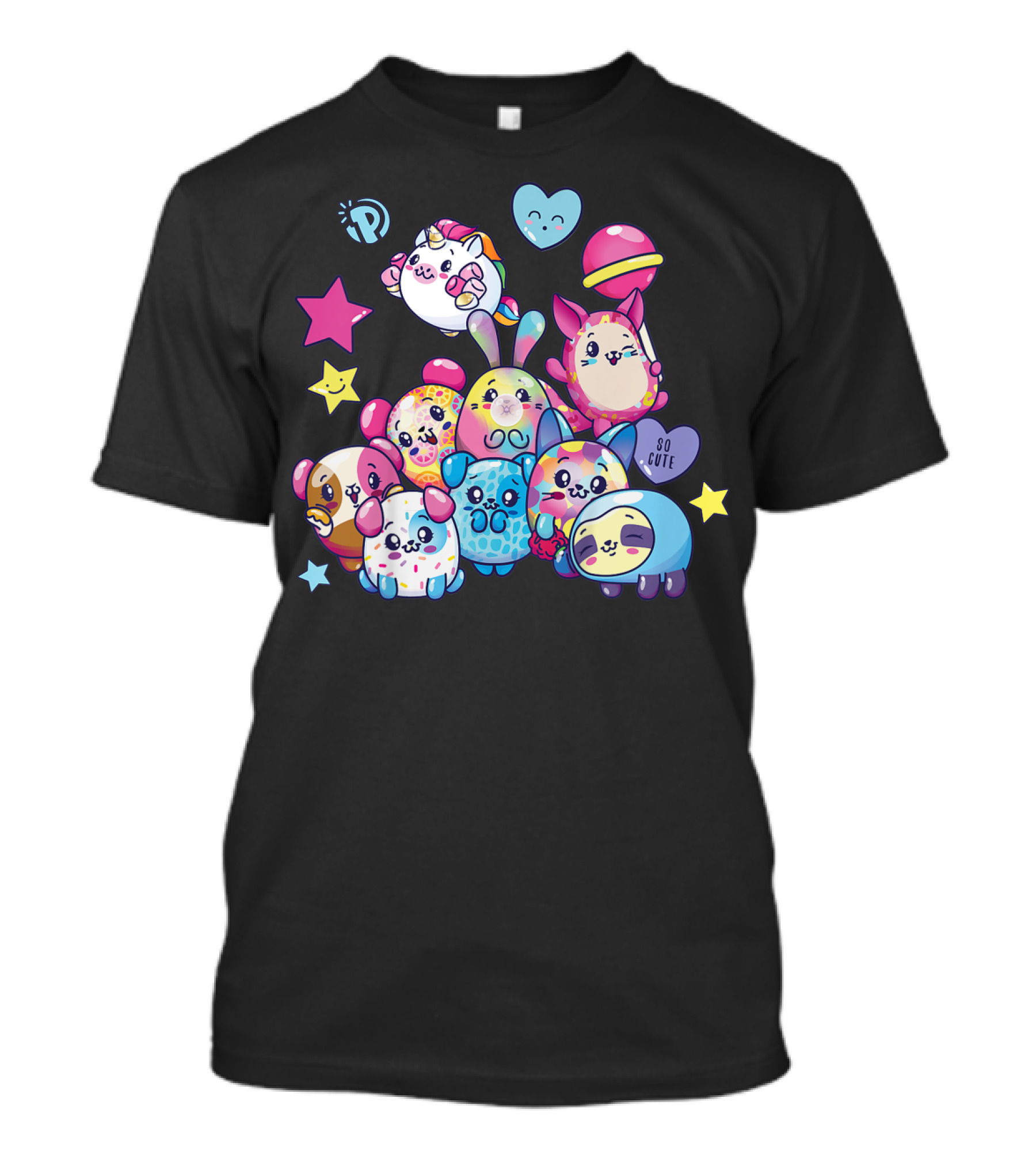 Pikmi Pops And Friends So Cute Stars And Hearts T-Shirt