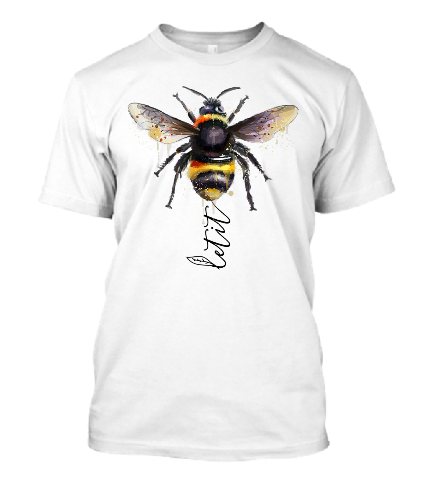 Let It Bee Watercolor Let It Bee T-Shirt