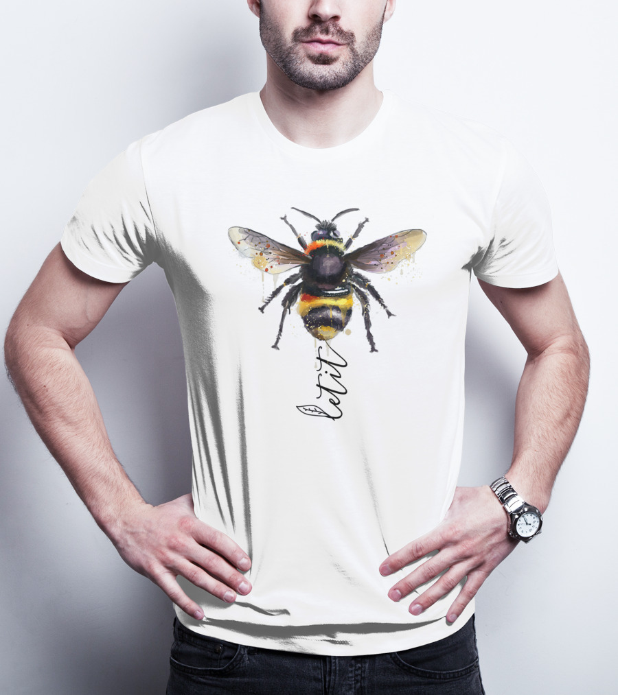 Let It Bee Watercolor Let It Bee T-Shirt