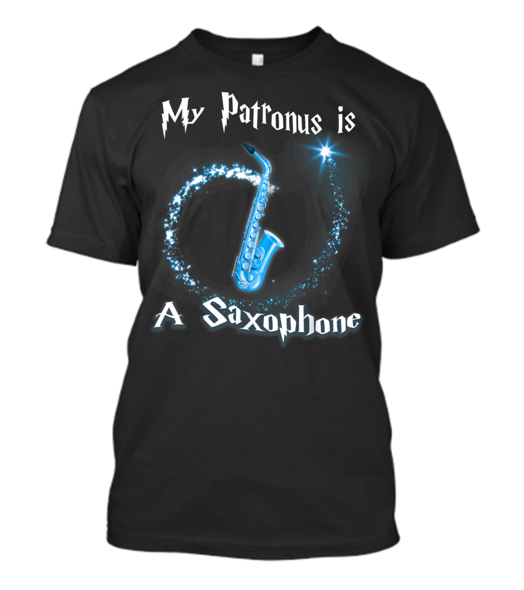 My Patronus Is A Saxophone Magical Music T-Shirt