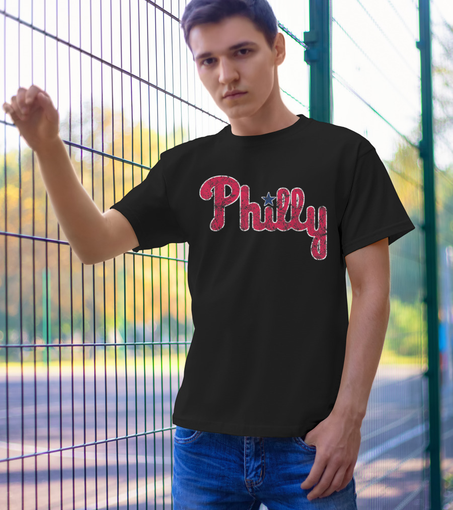 Philadelphia Baseball Vintage Philly Star T-Shirt