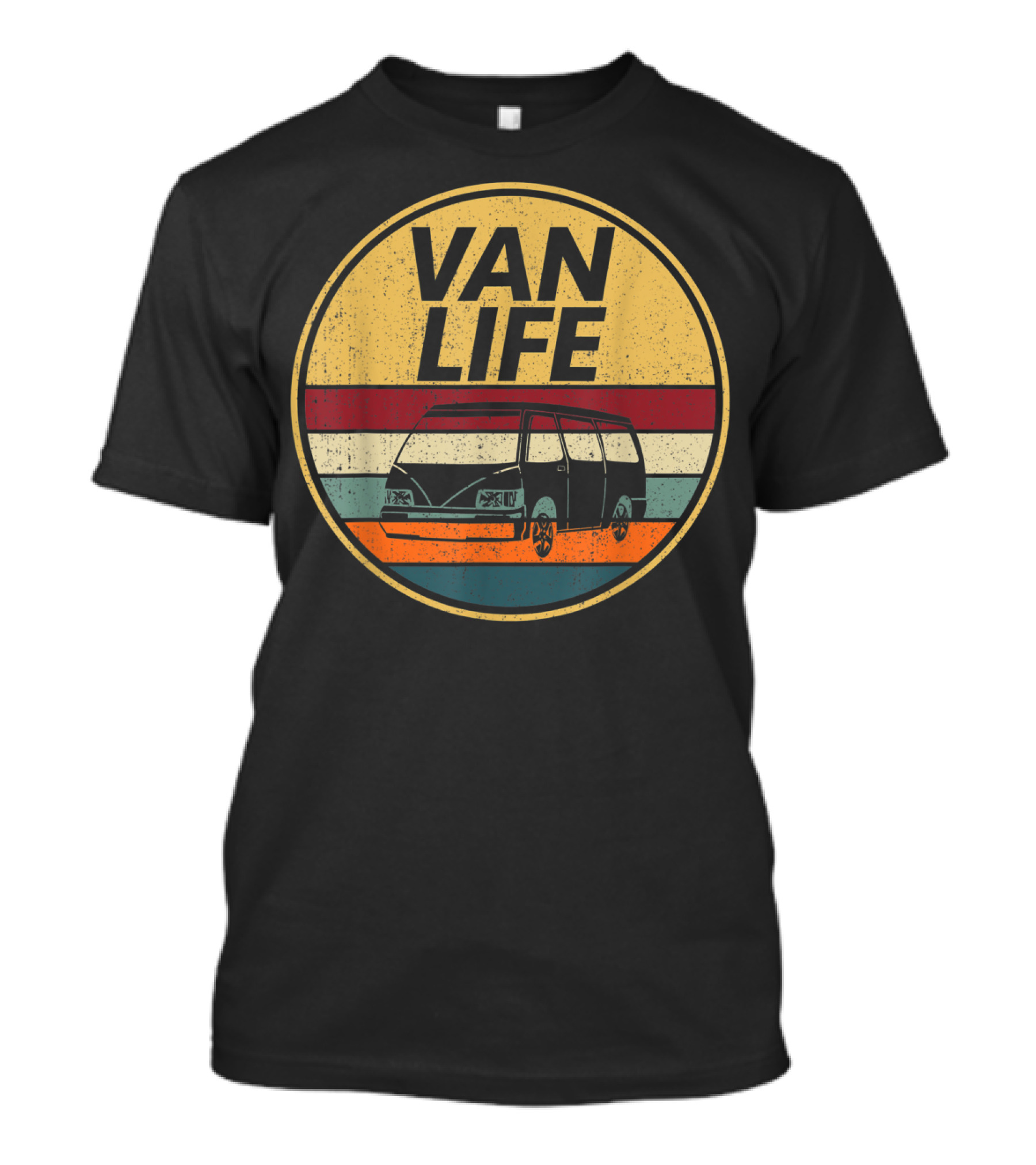 Van Life Retro Camper Vintage Vanlife Adventure T-Shirt