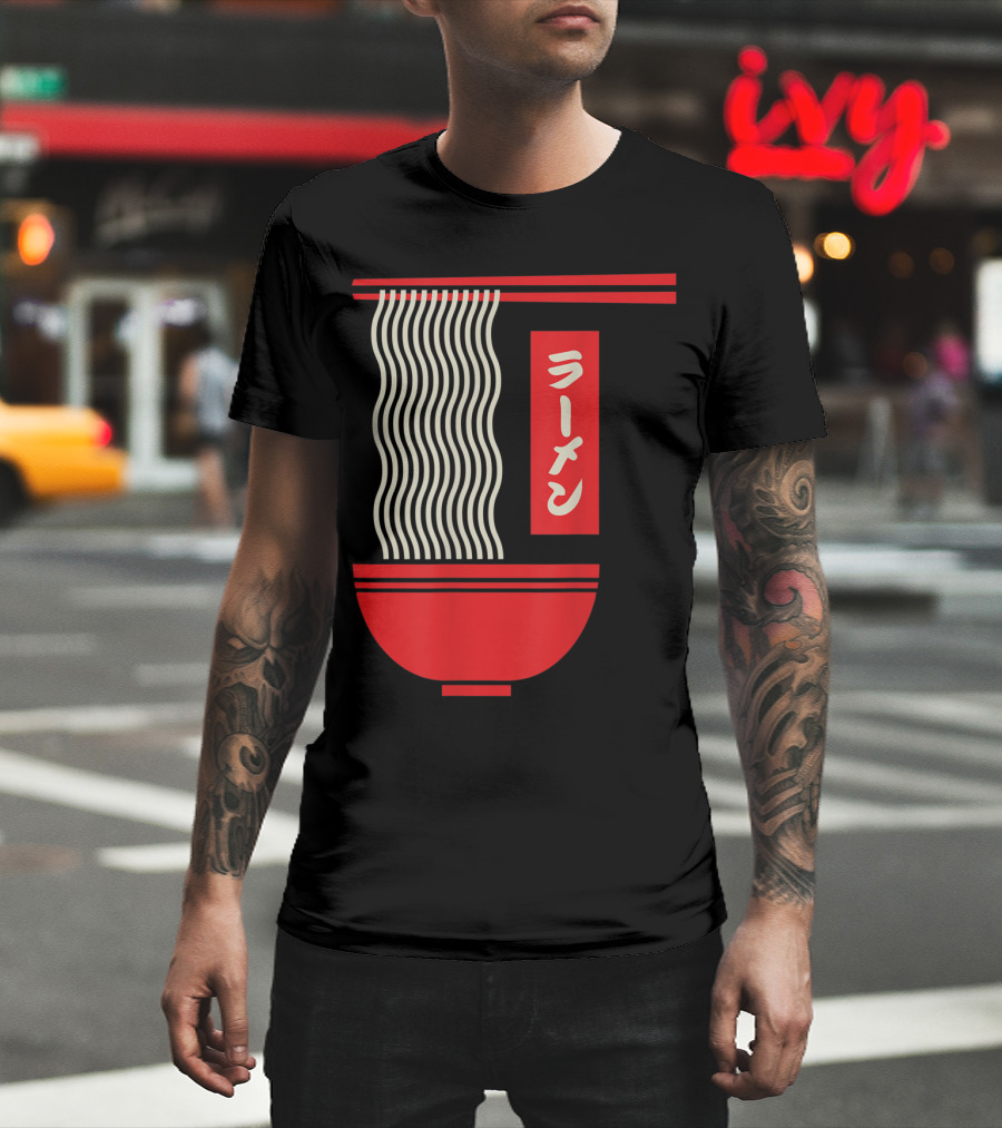 Retro Vintage Japanese Ramen Noodles T-Shirt