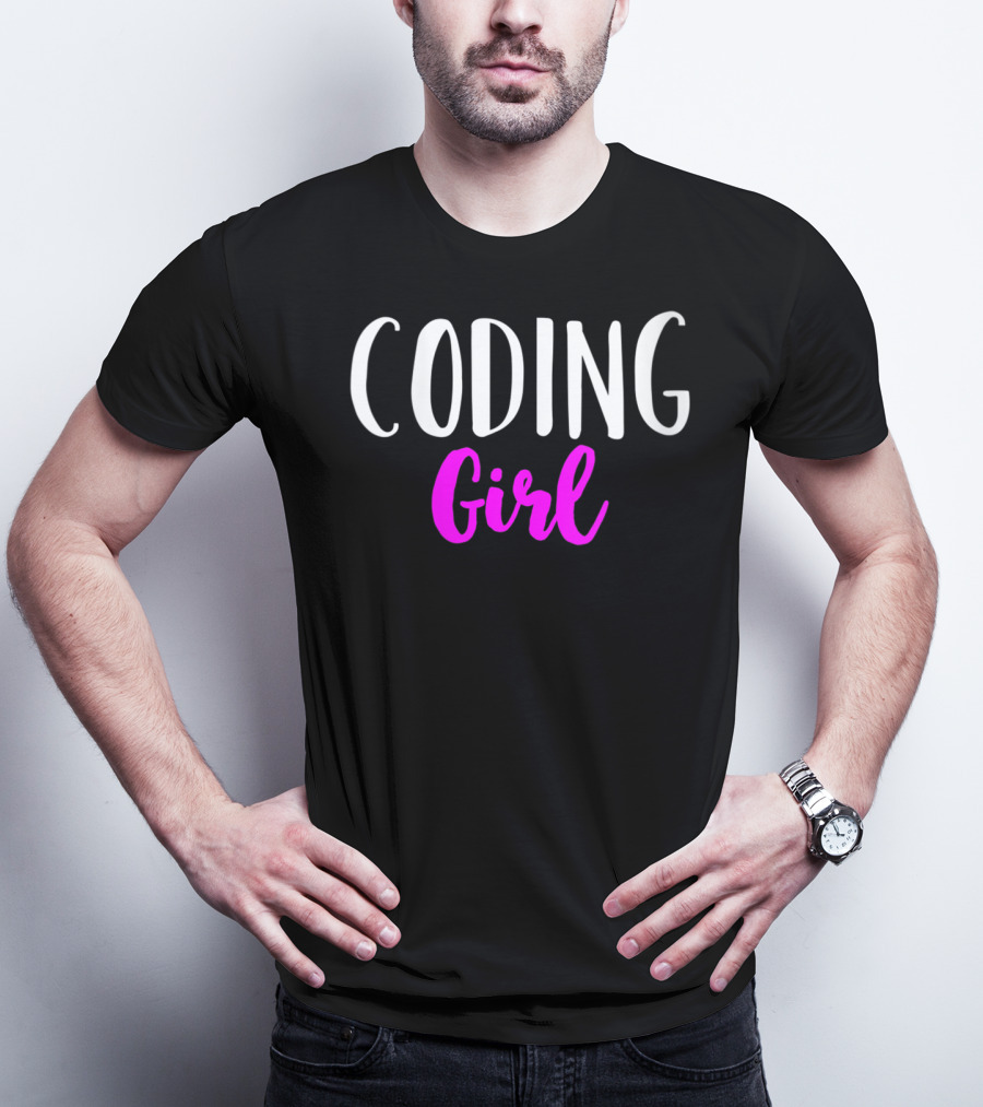 Coding Girl Women Funny Coder T-Shirt