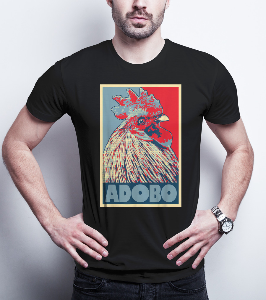 HOPE Adobo For FilAm Families And Friends Rooster T-Shirt