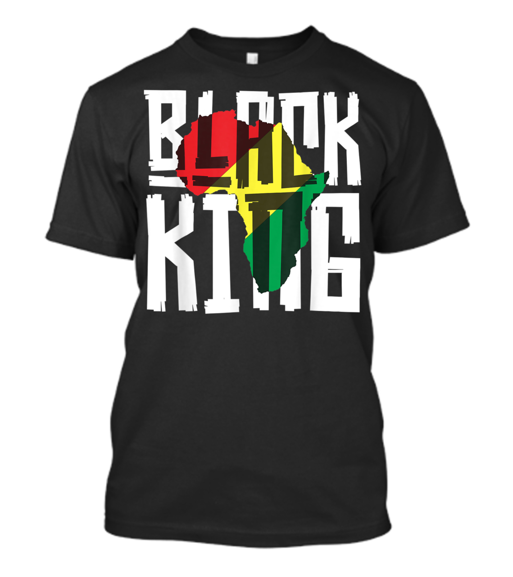 Black King Africa Tribal Men History Month T-Shirt