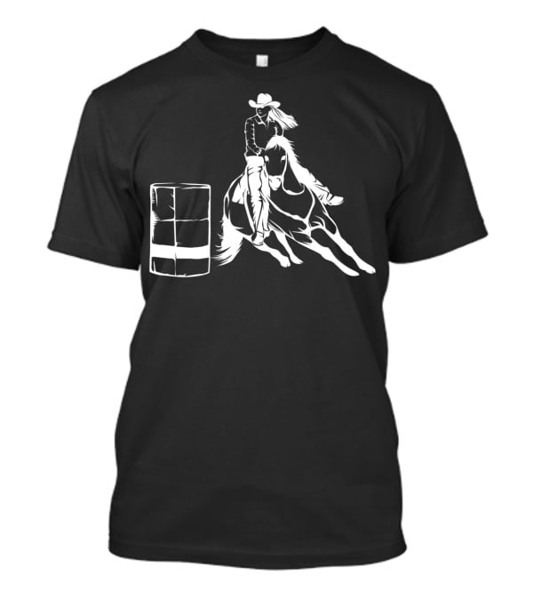 Barrel Racing Rodeo Horse Lovers T-Shirt