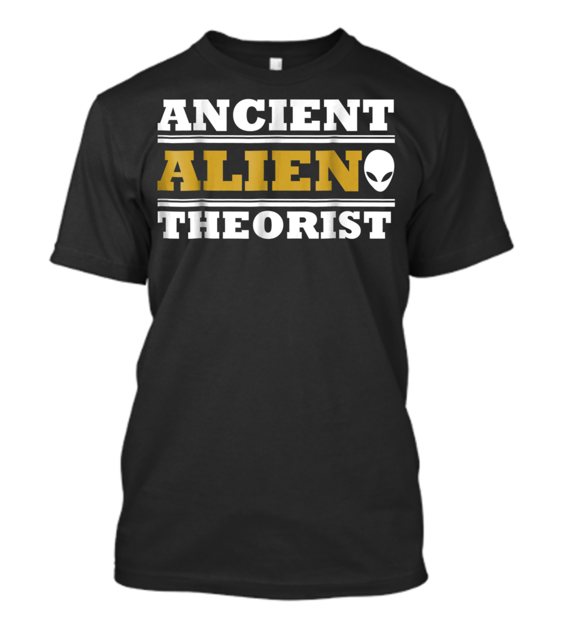 Ancient Alien Theorist Alien Head Space Exploration Day T-Shirt