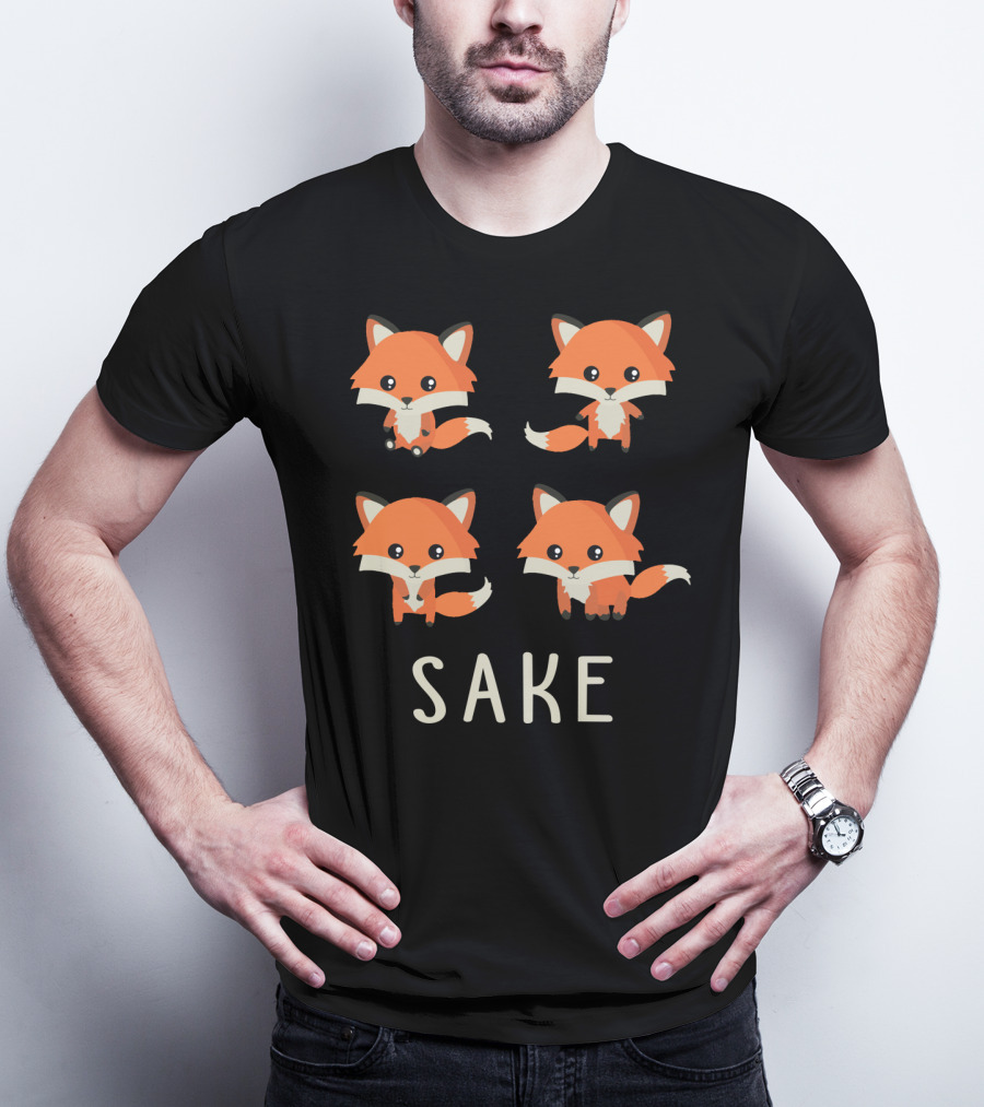 For Four Fox Sake Funny Foxes Sake T-Shirt