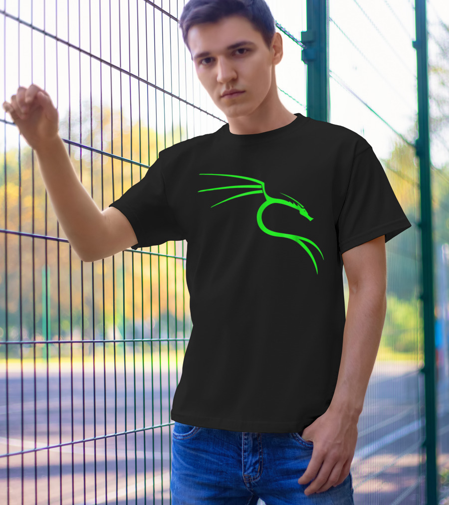 Kali Linux Dragon Cool Hacker Nerd T-Shirt