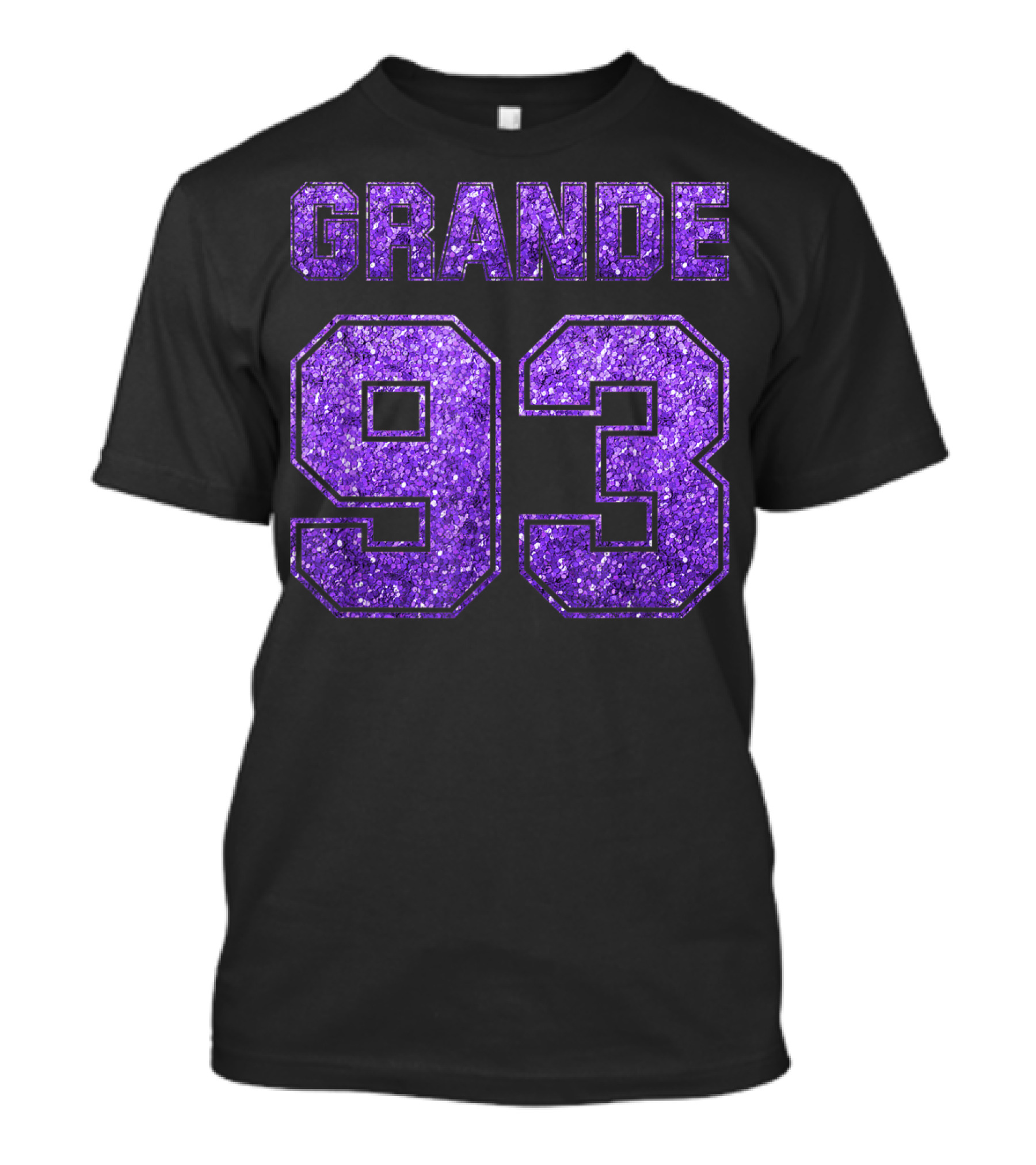 Grande 93 Purple Glitter Deluxe T-Shirt
