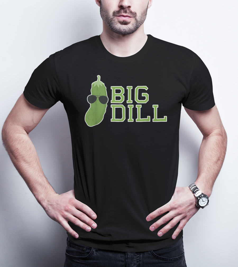 Big Dill Pun With Cool Sunglasses Pickle T-Shirt