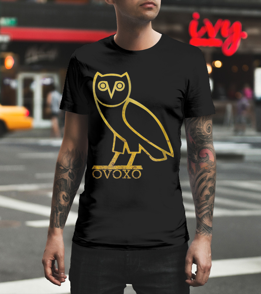 Drake OVOXO Gold Owl T-Shirt