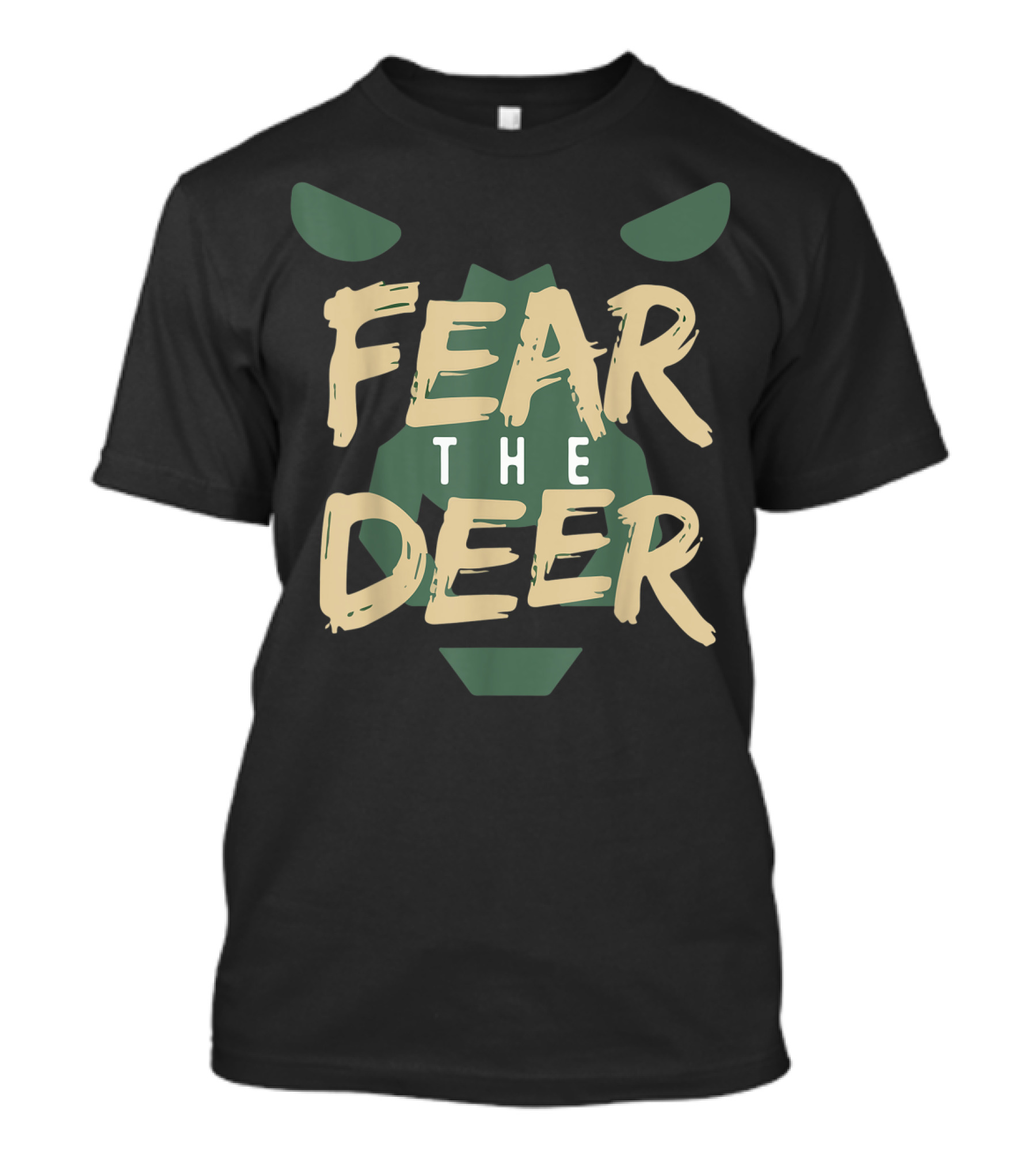 Fear The Deer Milwaukee Basketball Bucks Fans T-Shirt