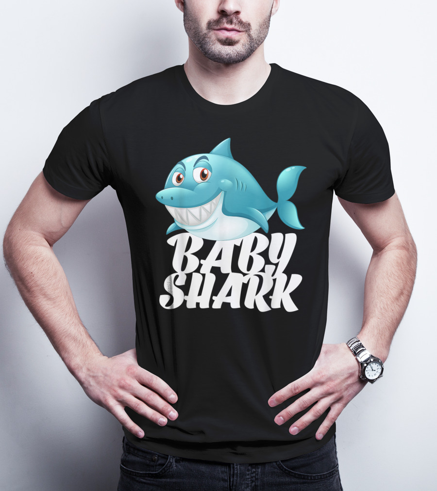 Baby Shark Lovers I Love Sharks T-Shirt