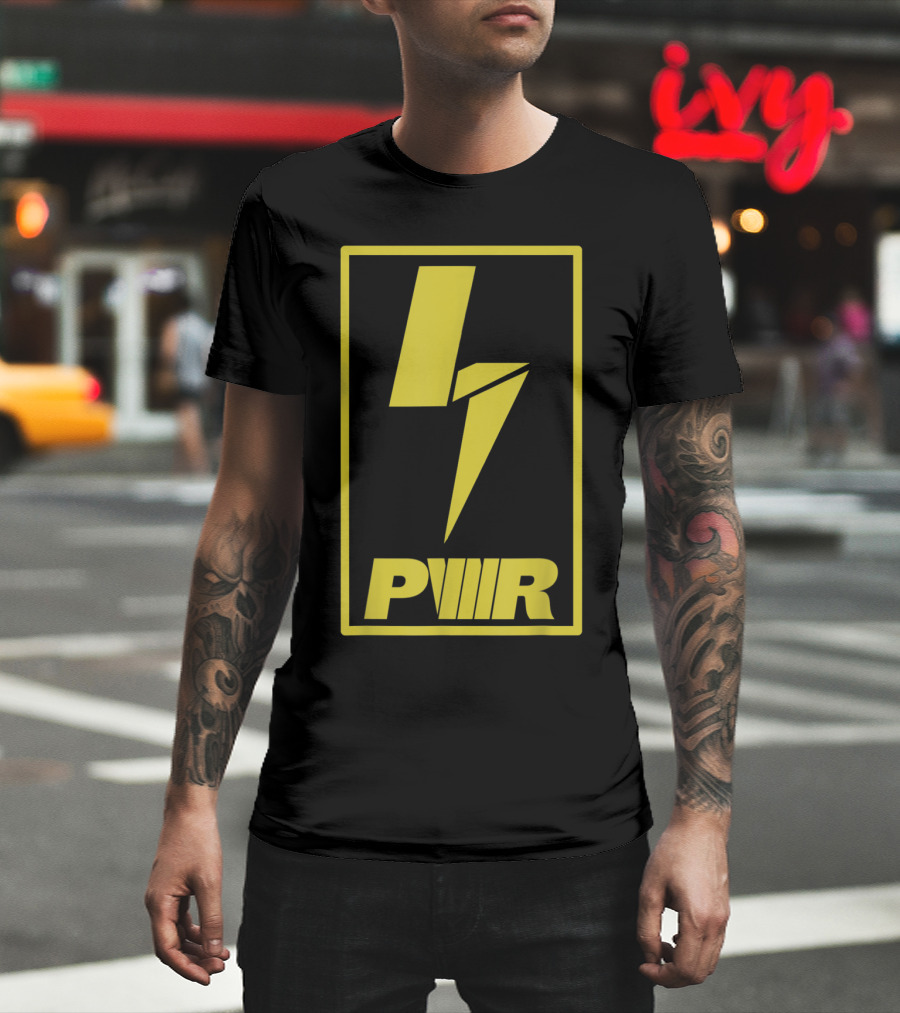 PWR Hazard Bolt Lightning T-Shirt