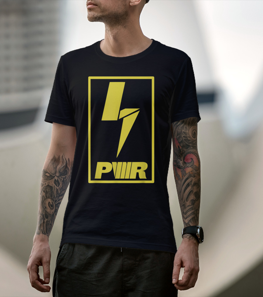 PWR Hazard Bolt Lightning T-Shirt