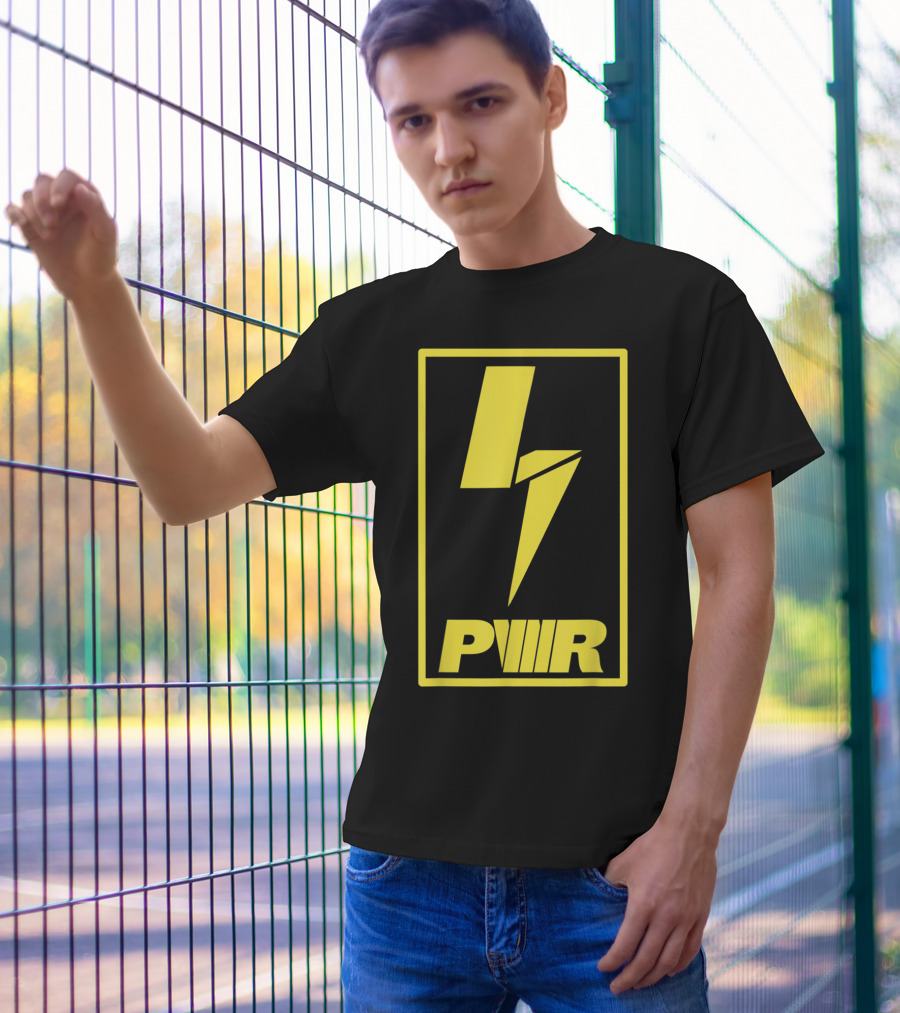 PWR Hazard Bolt Lightning T-Shirt