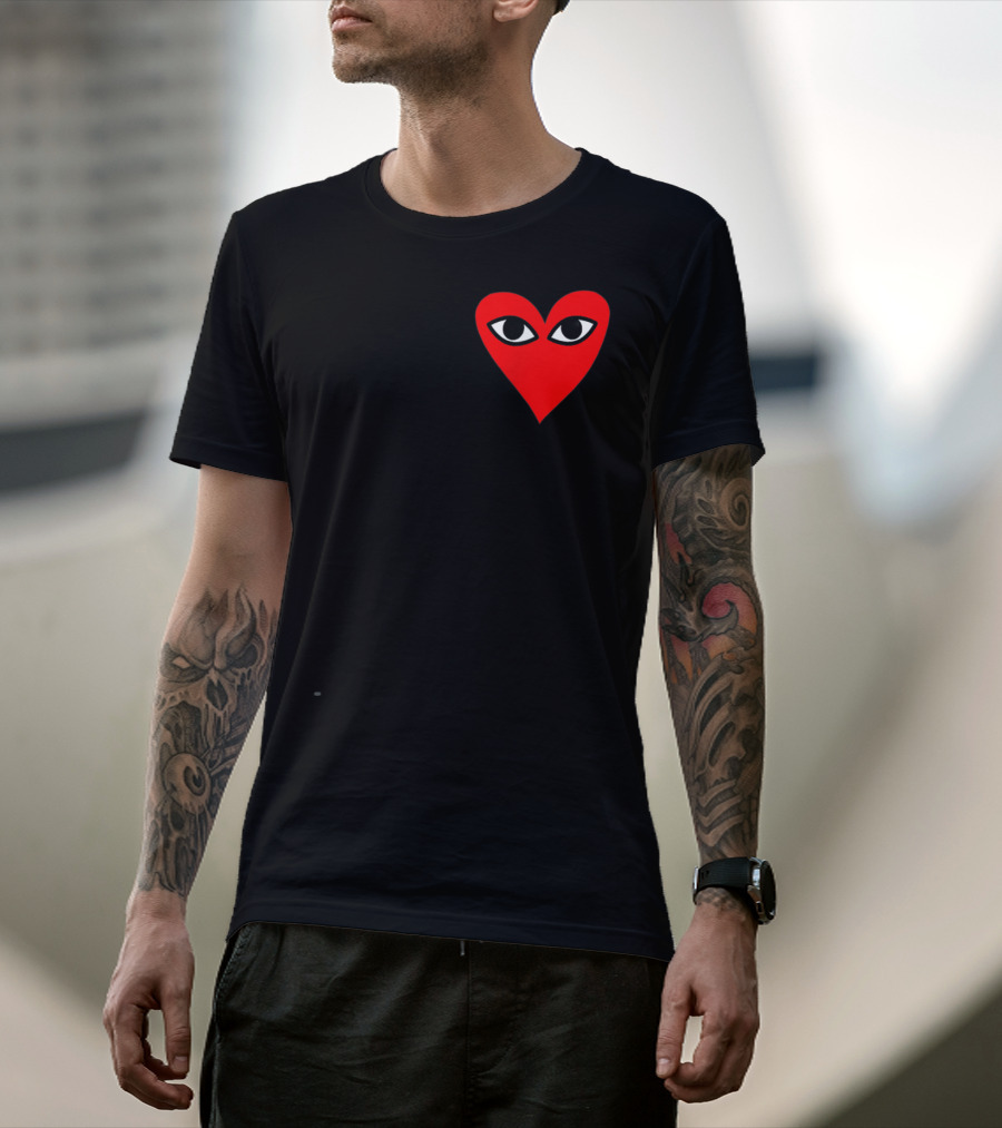 Heart For Comme Des Garçons Red Eye T-Shirt