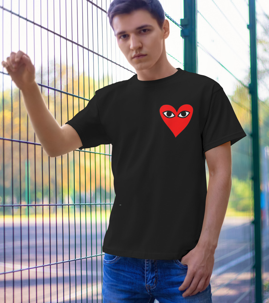 Heart For Comme Des Garçons Red Eye T-Shirt