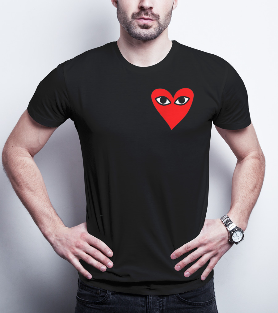 Heart For Comme Des Garçons Red Eye T-Shirt