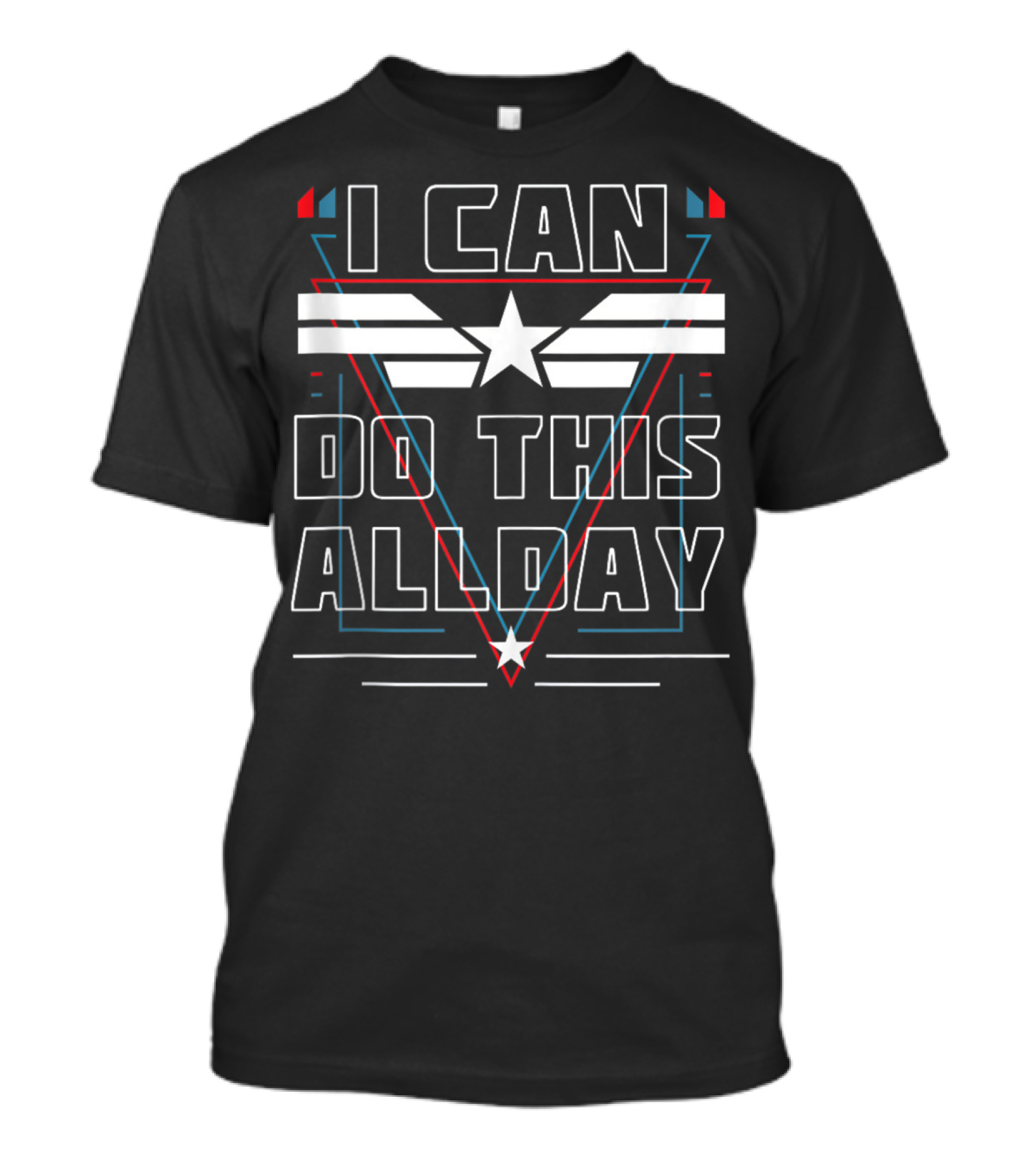 I Can Do This All Day America Super Heroes Star Emblem Team Up T-Shirt