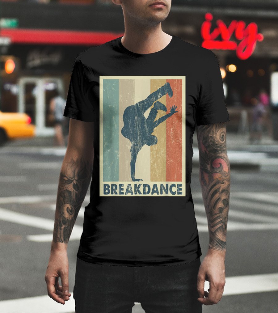 Breakdance Handstand Boys B Boying Vintage T-Shirt