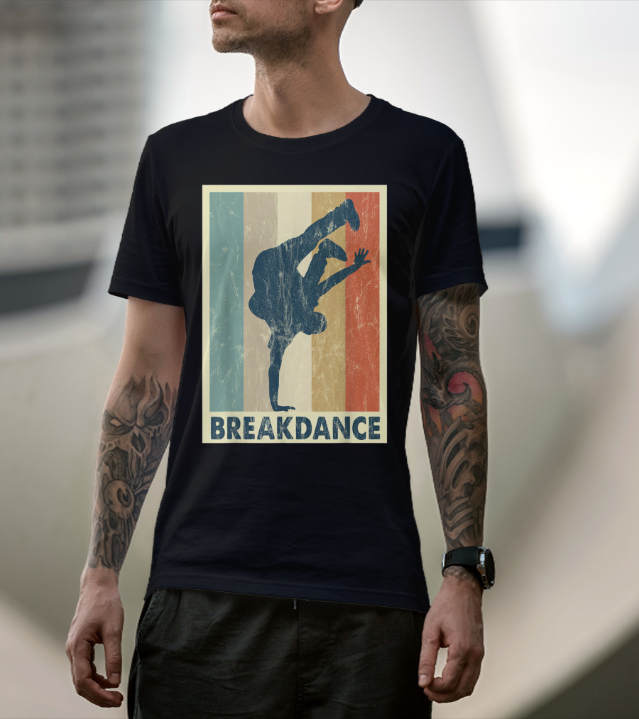 Breakdance Handstand Boys B Boying Vintage T-Shirt