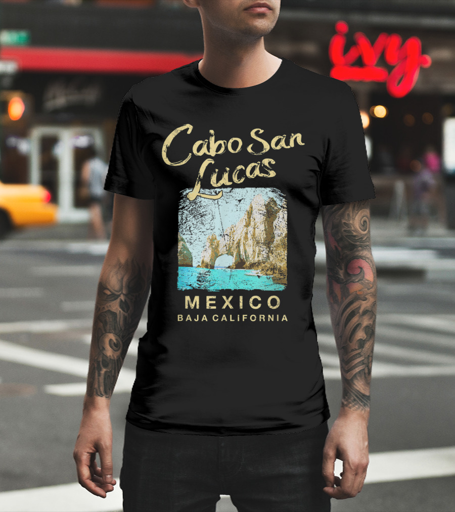 Cabo San Lucas Mexico Baja California Arch Ocean Scene T-Shirt