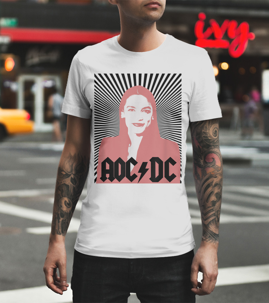 AOC DC Alexandria Ocasio Cortez Latina Congress Bold Iconic T-Shirt