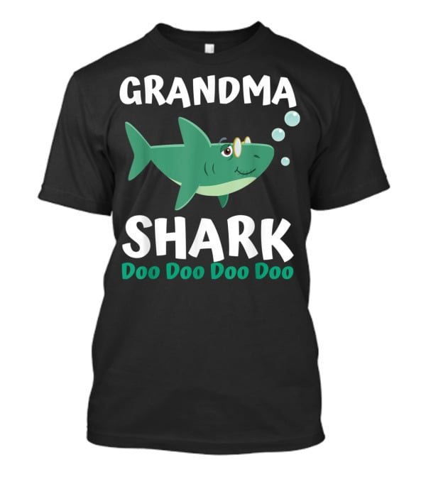 Grandma Shark Doo Doo Doo Doo Matching Family Shark Set T-Shirt