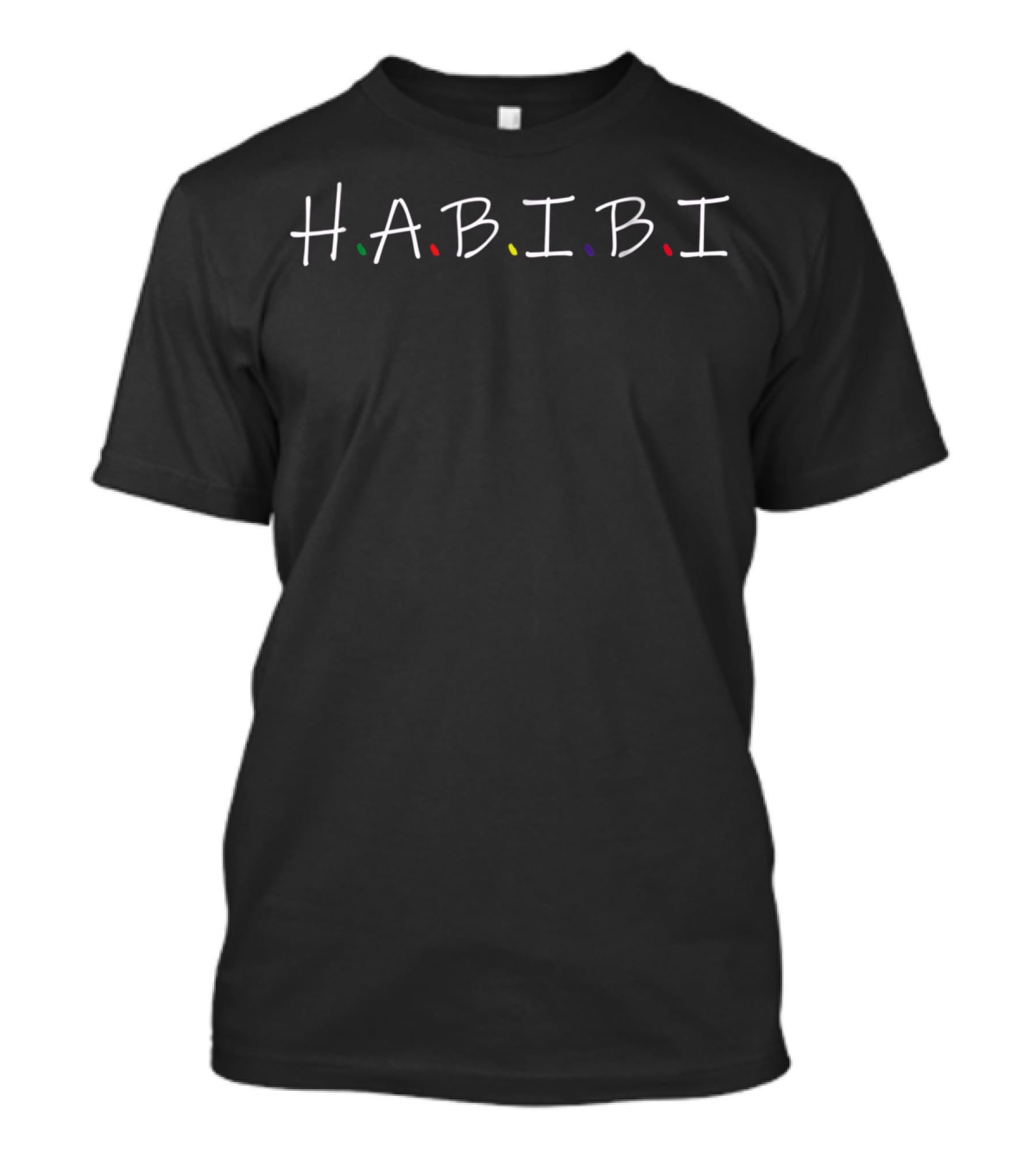 HABIBI With Colorful Dots Inspired By Iconic 90s TV Show T-Shirt