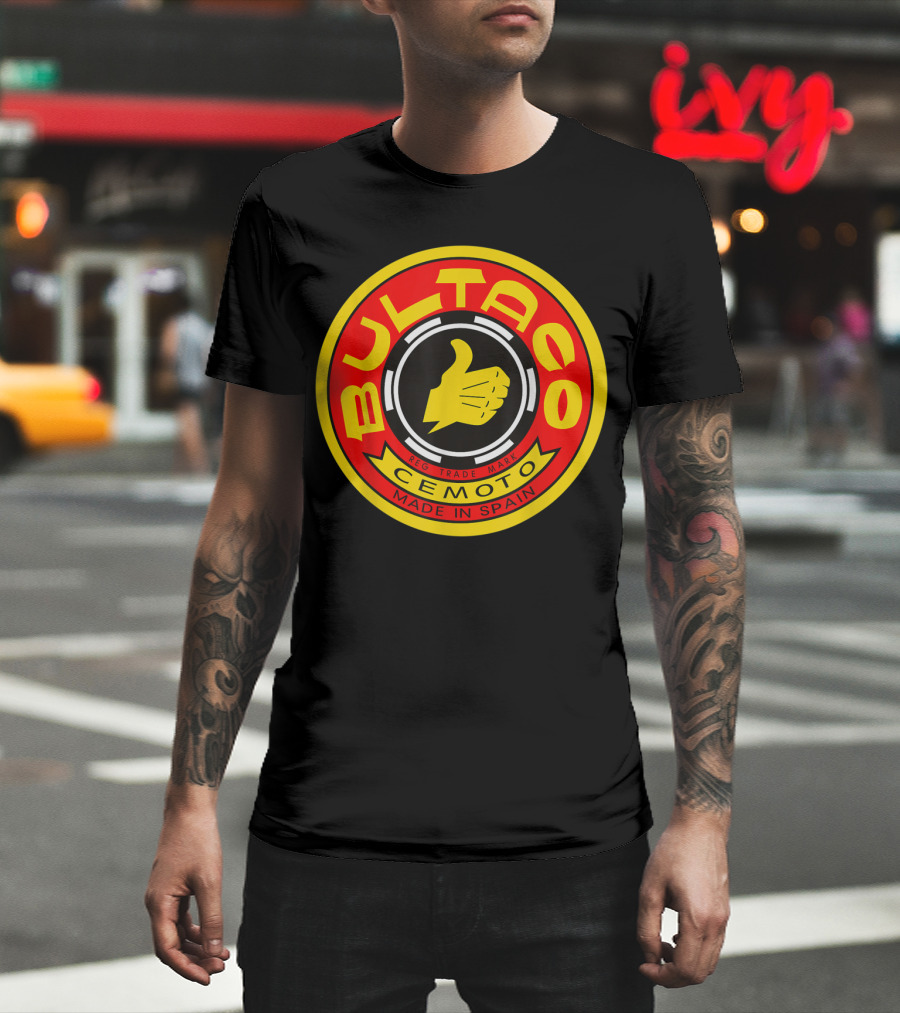 Bultaco Cemoto Made In Spain Reg Trade Mark T-Shirt